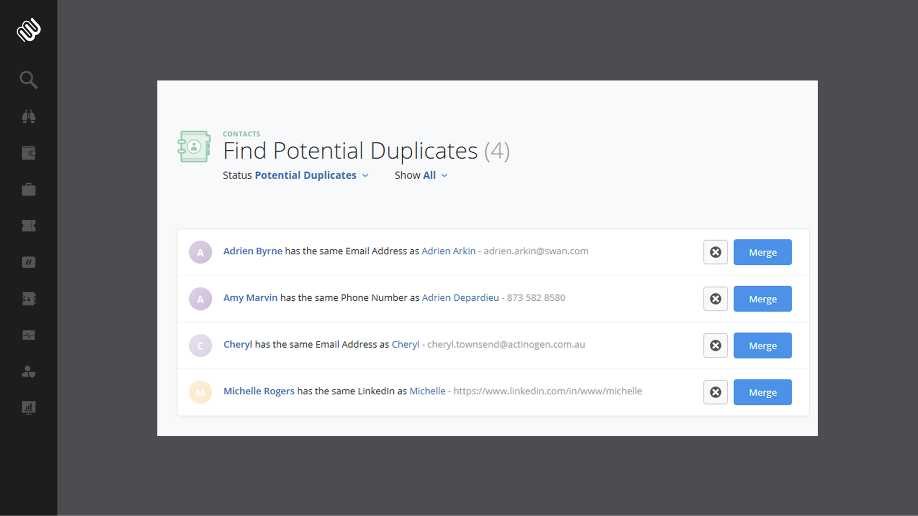 Introducing the Contact Duplicate Clean-Up Tool